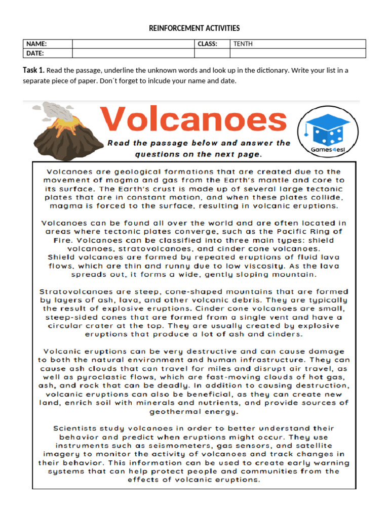 Tenth Reinforcement Activities[1] | PDF