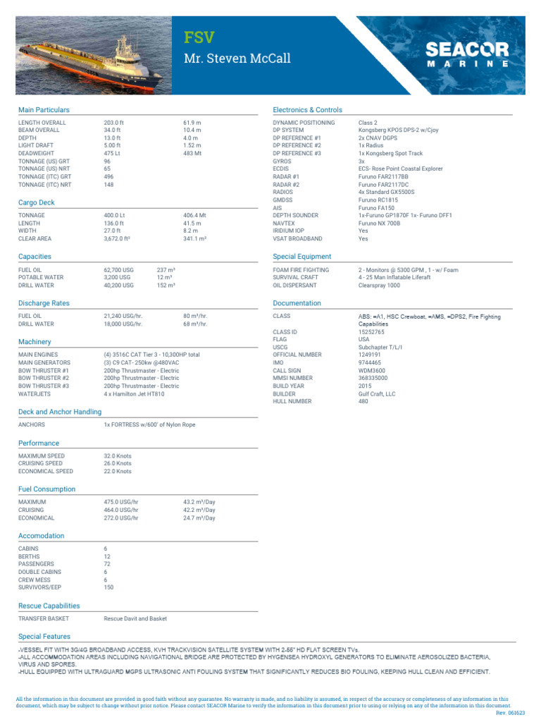 mr-steven-mccall | PDF | Shipping | Ships