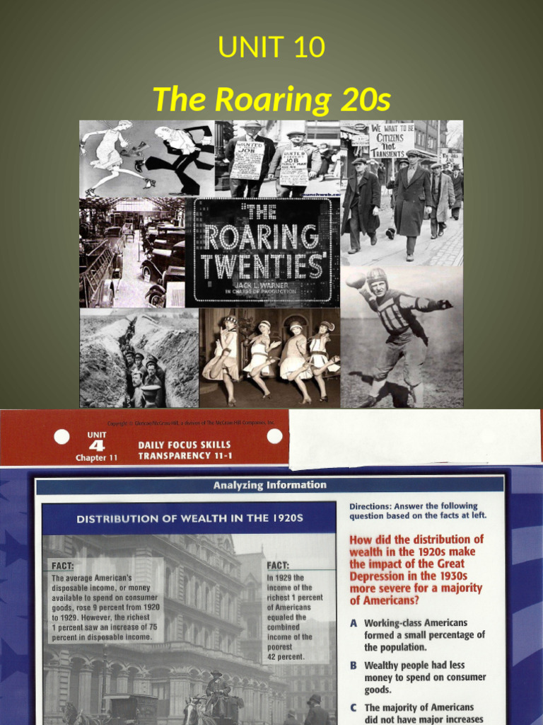 Economic and Cultural Shifts in the 1920s | PDF | New Deal | Stocks