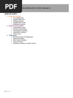 ATP Maths Grade 11 2025 | PDF | Circle | Trigonometric Functions