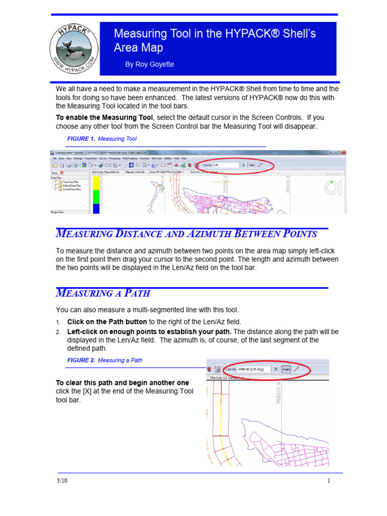 Measuring Tool in The Hypack Shell | PDF