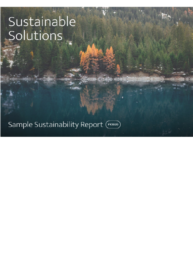 Sample_ESG_Report_2020_ | PDF | Sustainability | Business