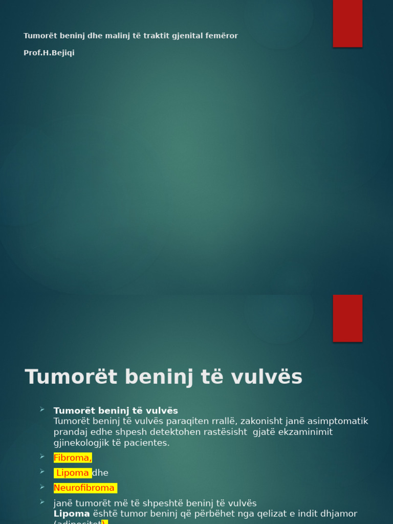 12.tumoret Beninj Dhe Malinj | PDF