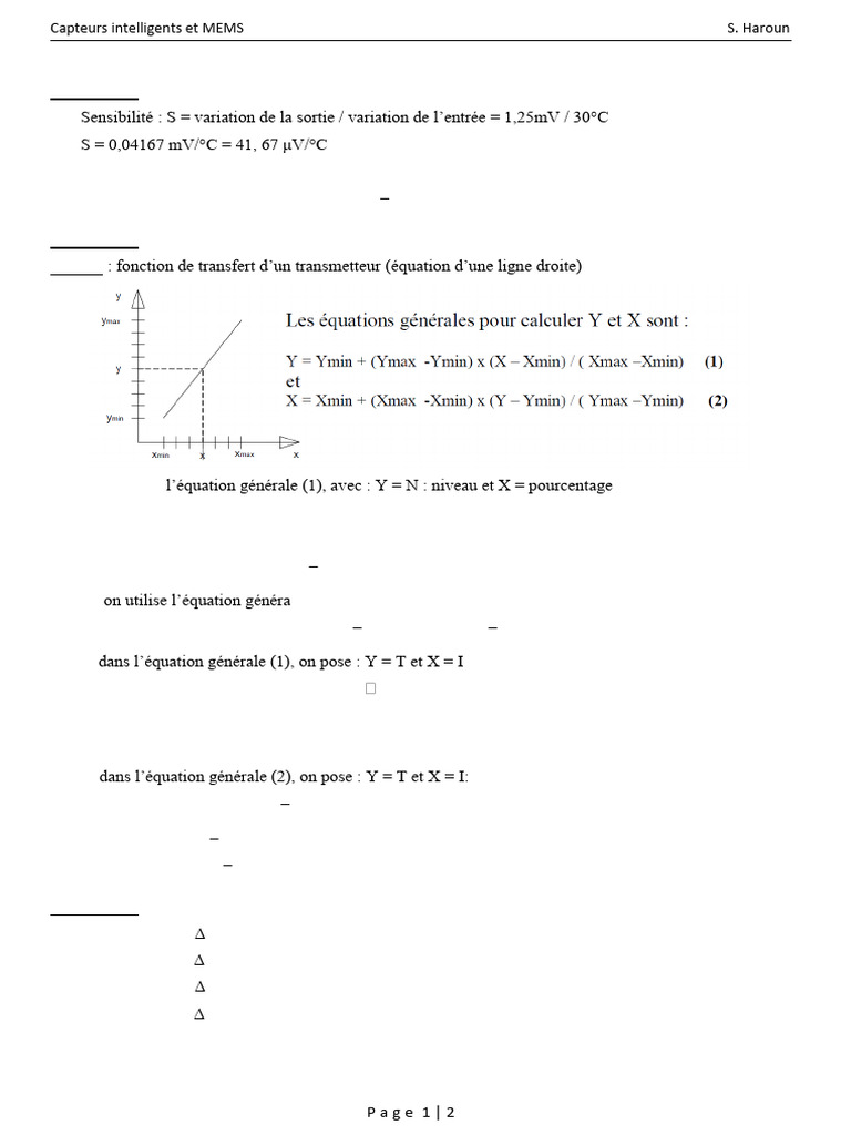 Serie de TD N 1 - Solution | PDF