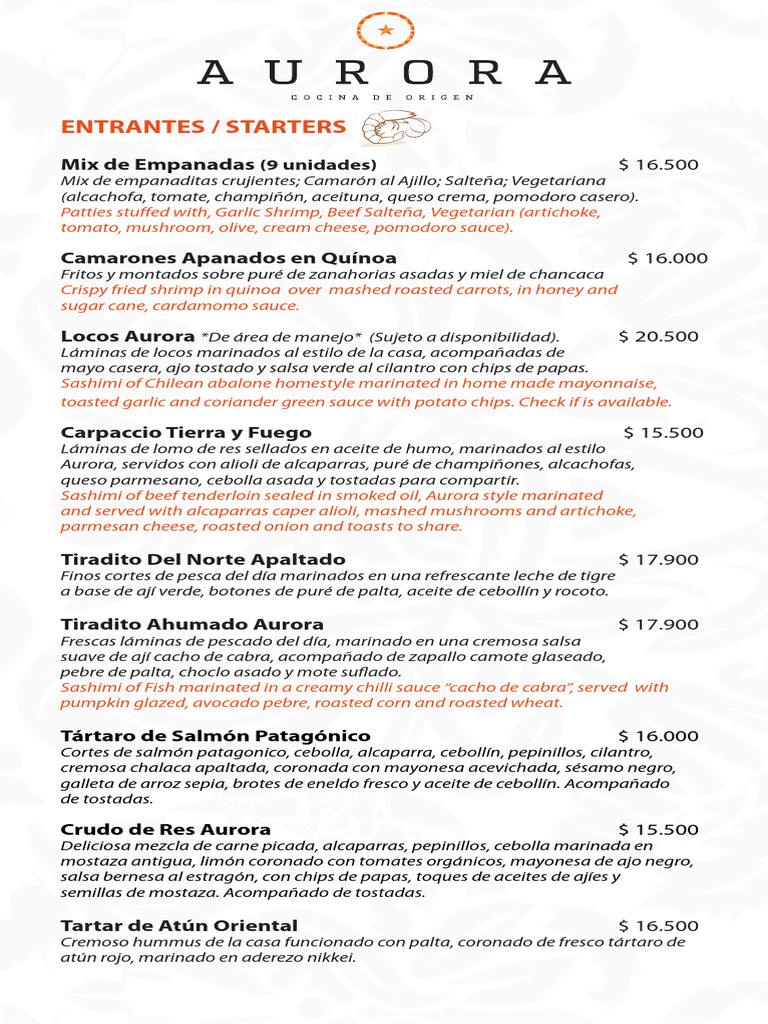 CARTA-AURORA-EXPONOR-2024 | PDF | Whisky | filete