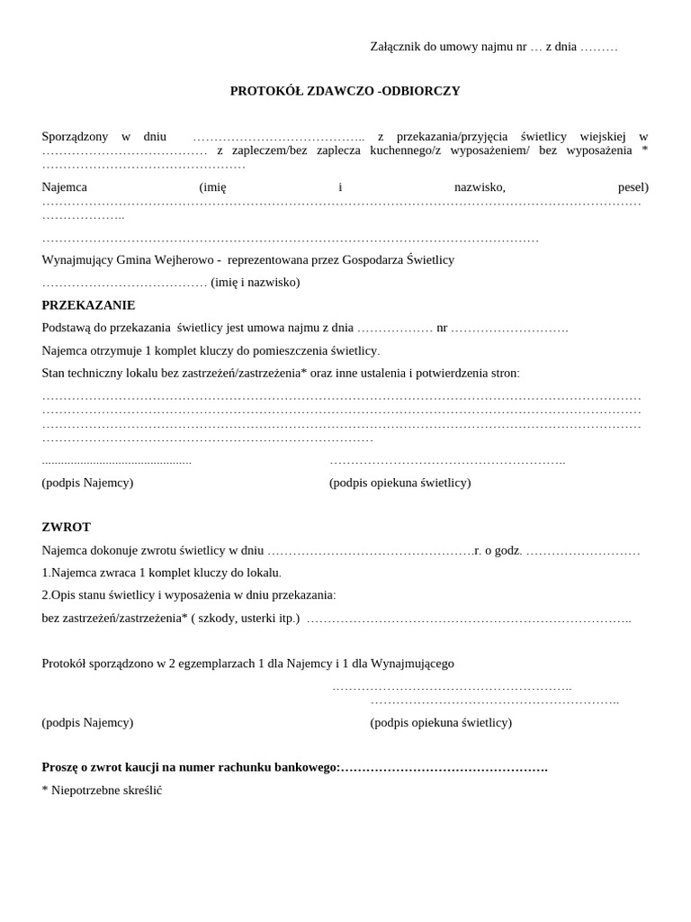 protokol-zdawczo-odbiorczy | PDF