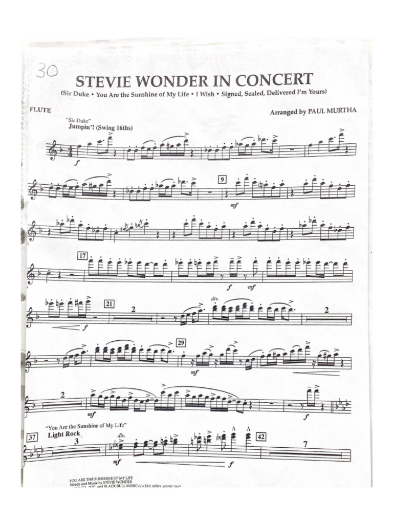 Stevie Wonder | PDF