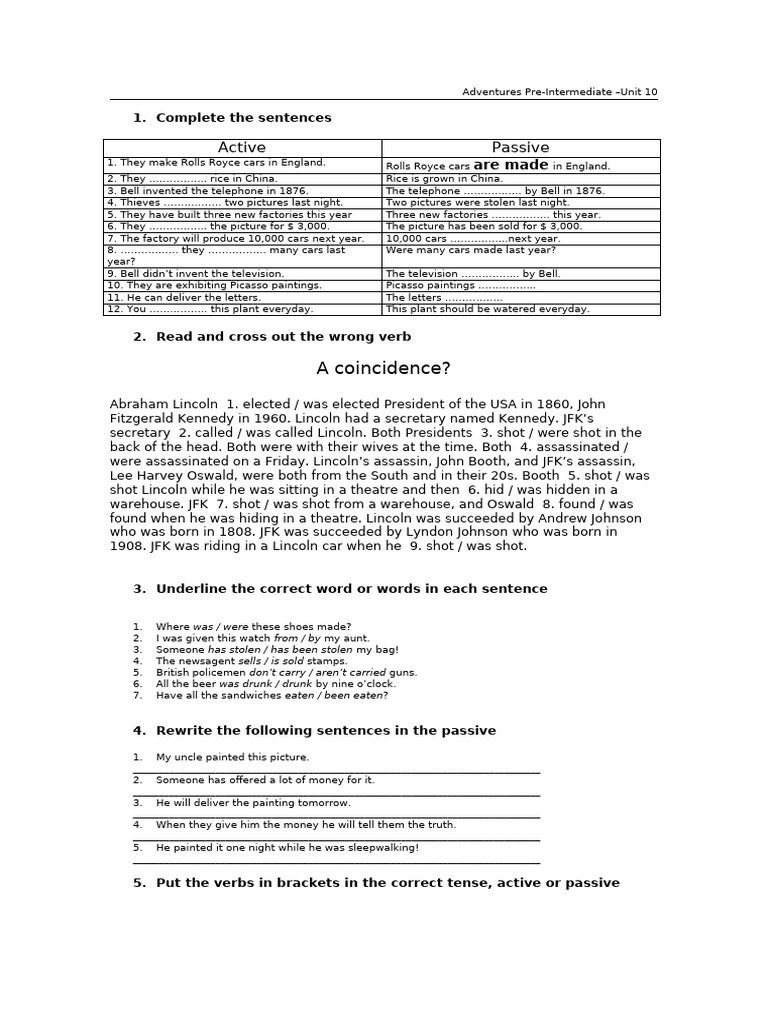 adv.Passive Voice | PDF | Mc Donald's | Hamburgers