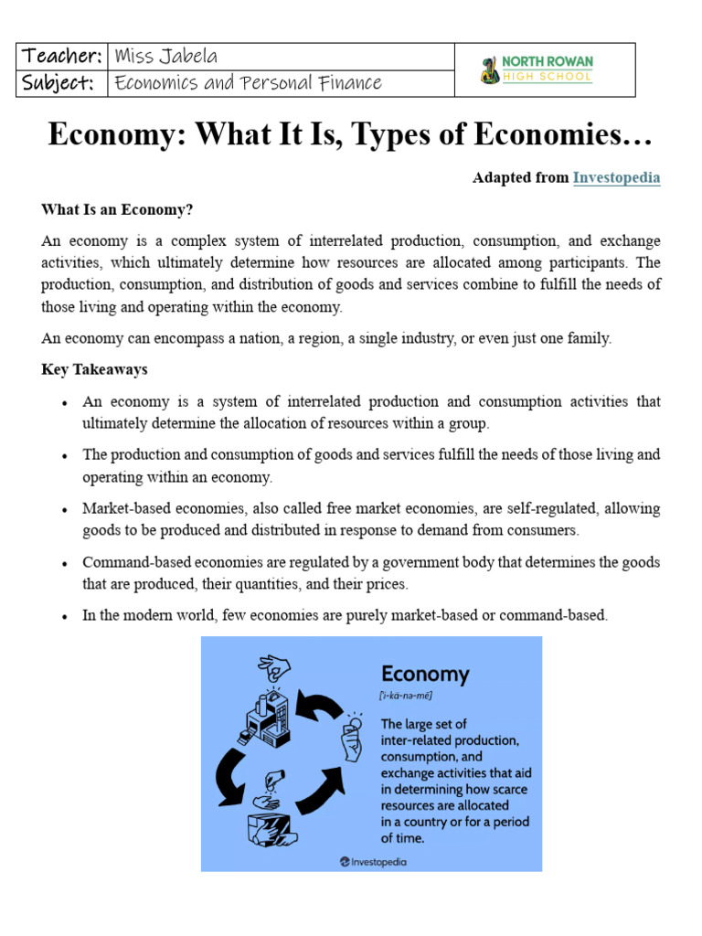 Economic Systems Tuesday | PDF | Market Economy | Hunter Gatherer