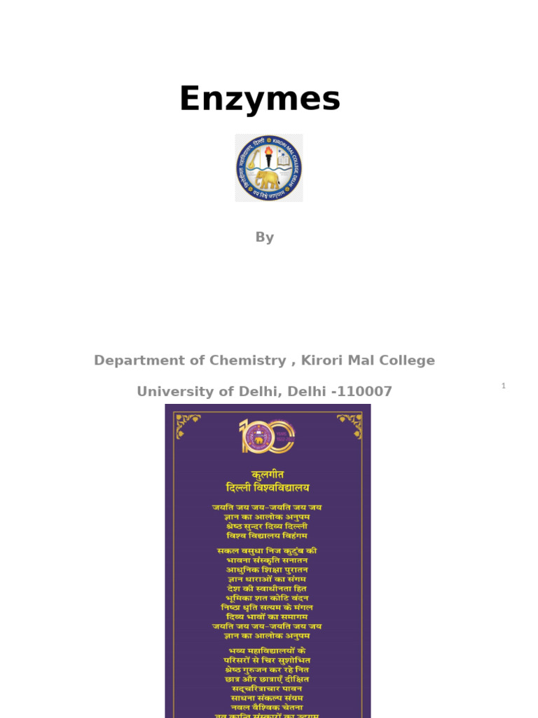 Understanding Enzymes: Functions & Mechanisms | PDF | Enzyme Inhibitor | Enzyme