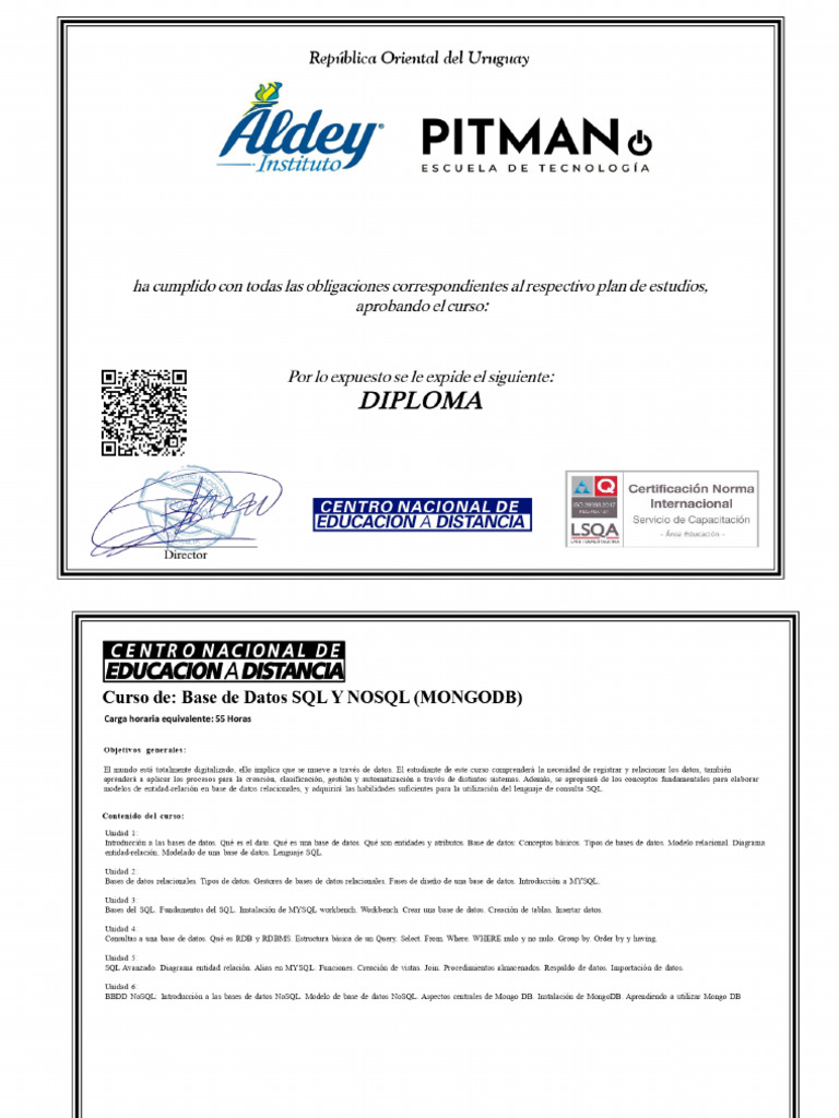 Certificado_SQL_y_Base_de_Datos | PDF