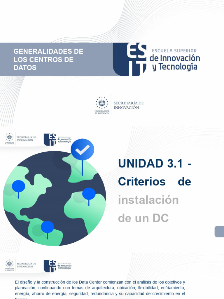 3.1 Criterios de Instalación de Un DC | PDF | Centro de datos ...