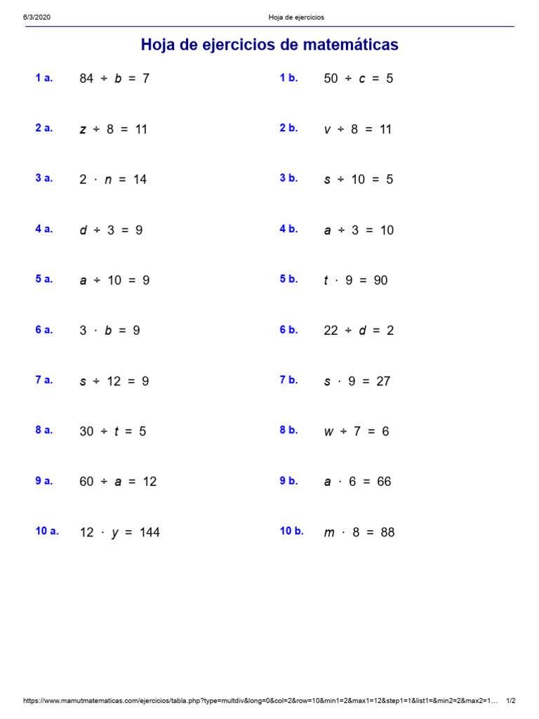 Ejercicios Varios | PDF