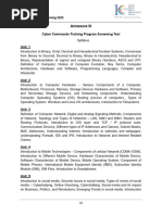 Annexure II - Information Brochure For Cyber Commando Training 2025 ...
