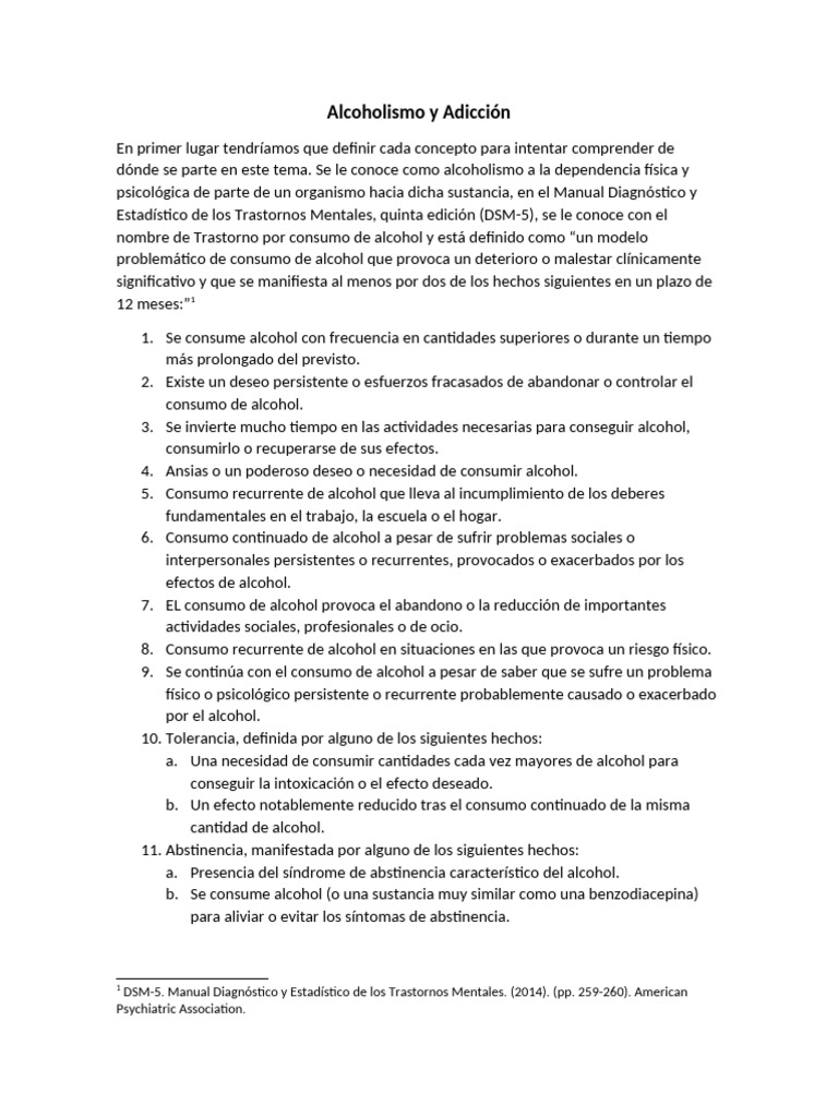 Alcoholismo y Adicción | PDF | Alcoholismo | Despachador de drogas