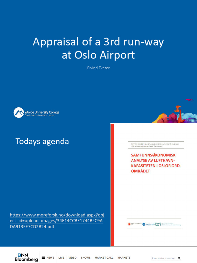Appraisal 3rd Runway OSL | PDF | Airport | Transport