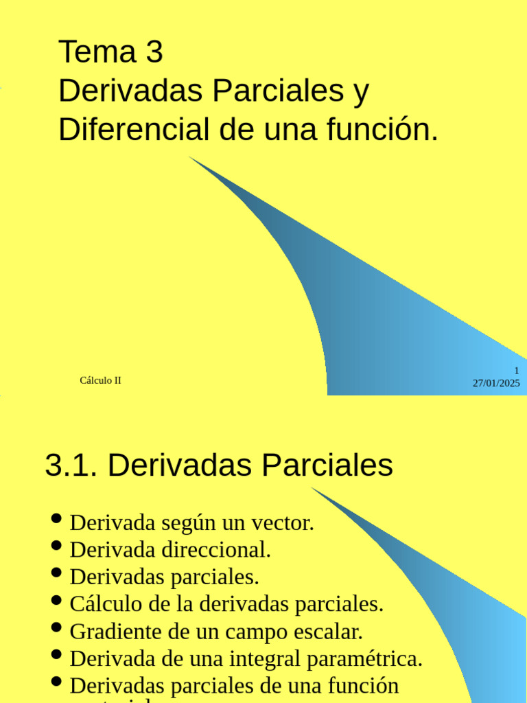 Tema 3 CII | PDF | Derivado | Degradado