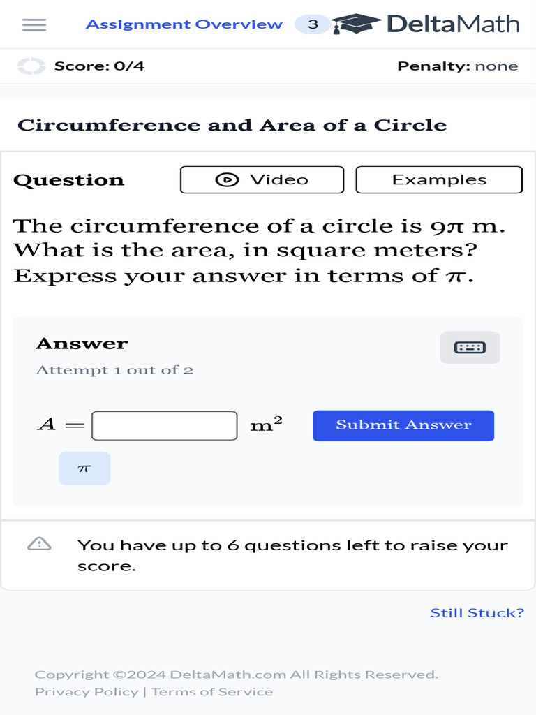 Circle Circumference and Area Calculation | PDF
