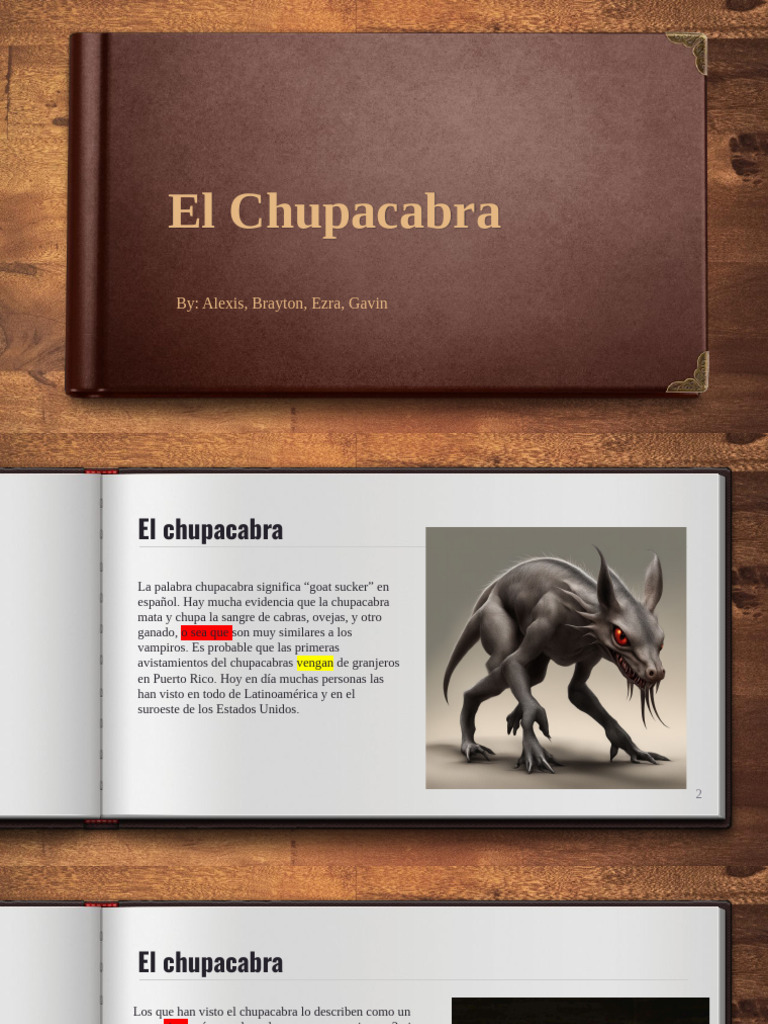 Chupacabra Presentation | PDF