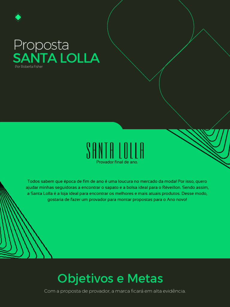 Proposta Santa Lolla | PDF
