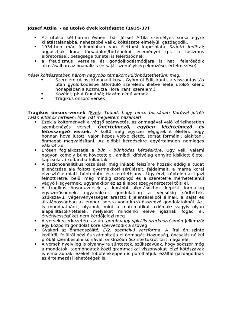 József Attila | PDF