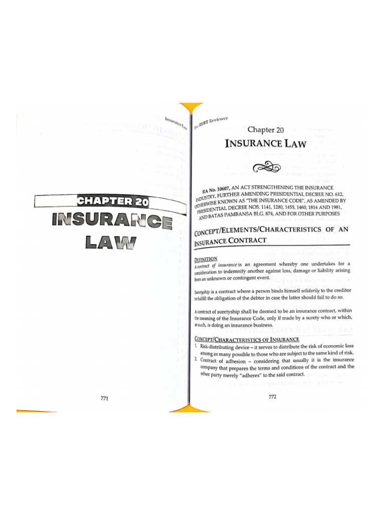 Insurance Law | PDF