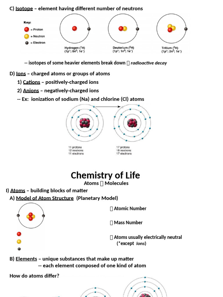 Chap2 ChemistryOfLife01acc | PDF | Ion | Chemical Bond
