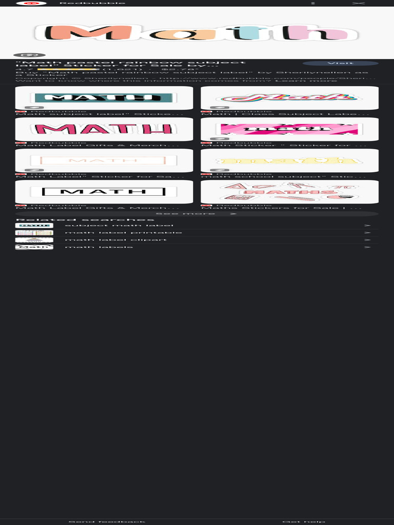 Cute Math Lable - Google Search | PDF