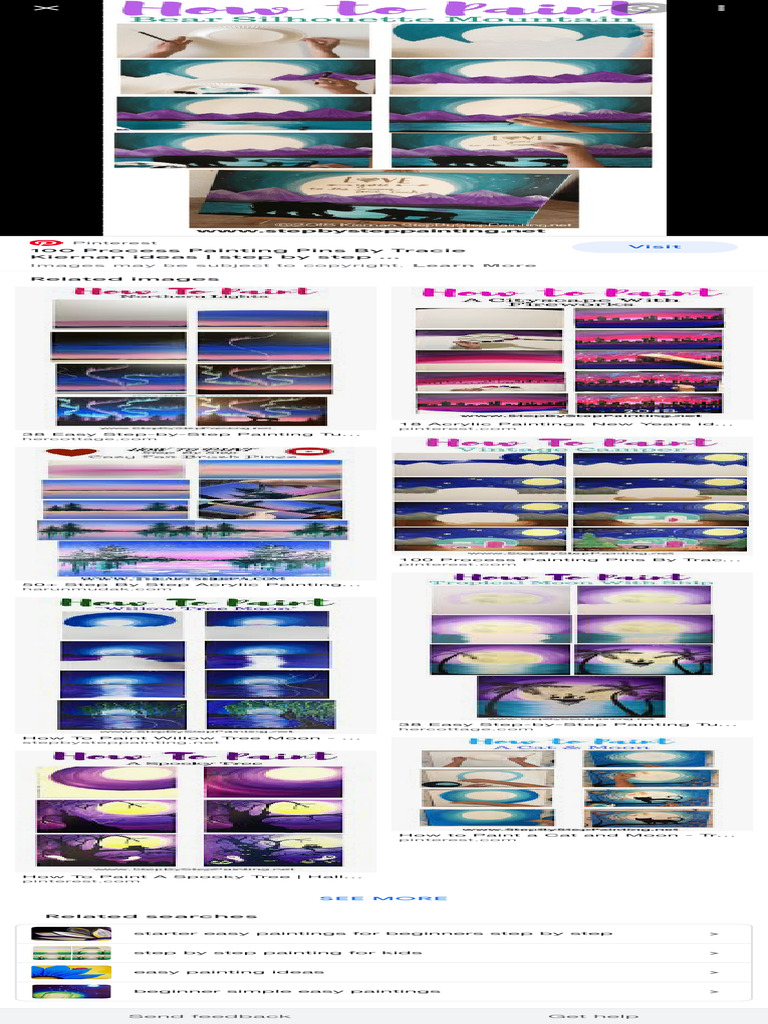 Pic of Thing To Paint Step by Step - Google Search | PDF