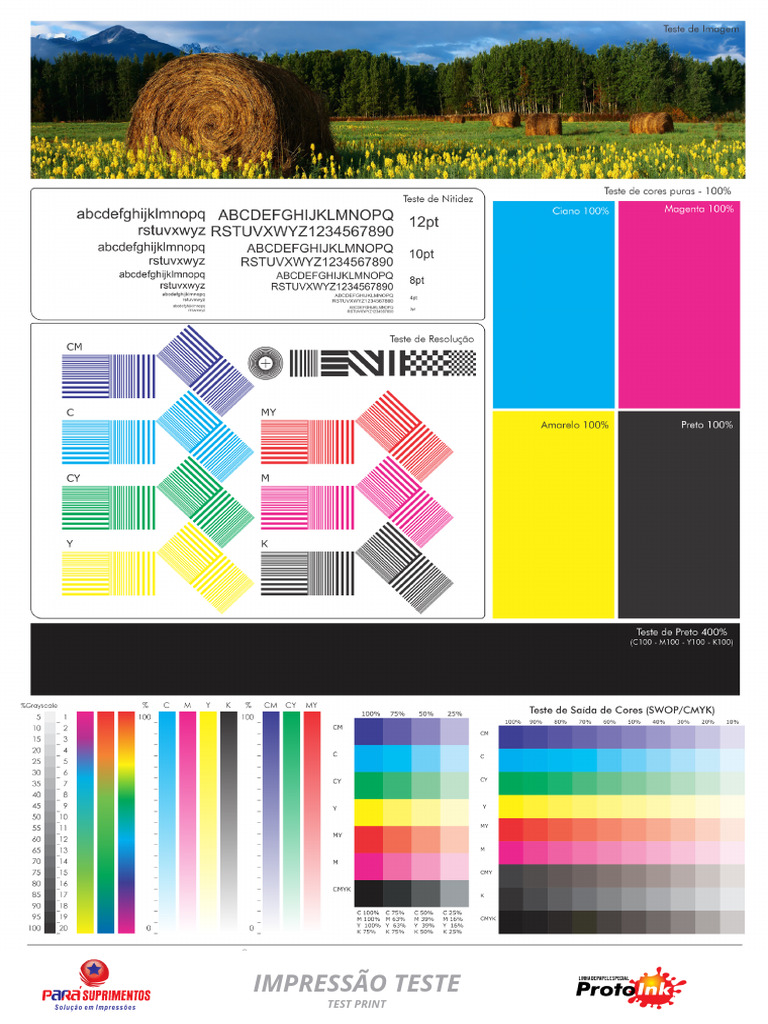 Teste de Impressão Colorida | PDF