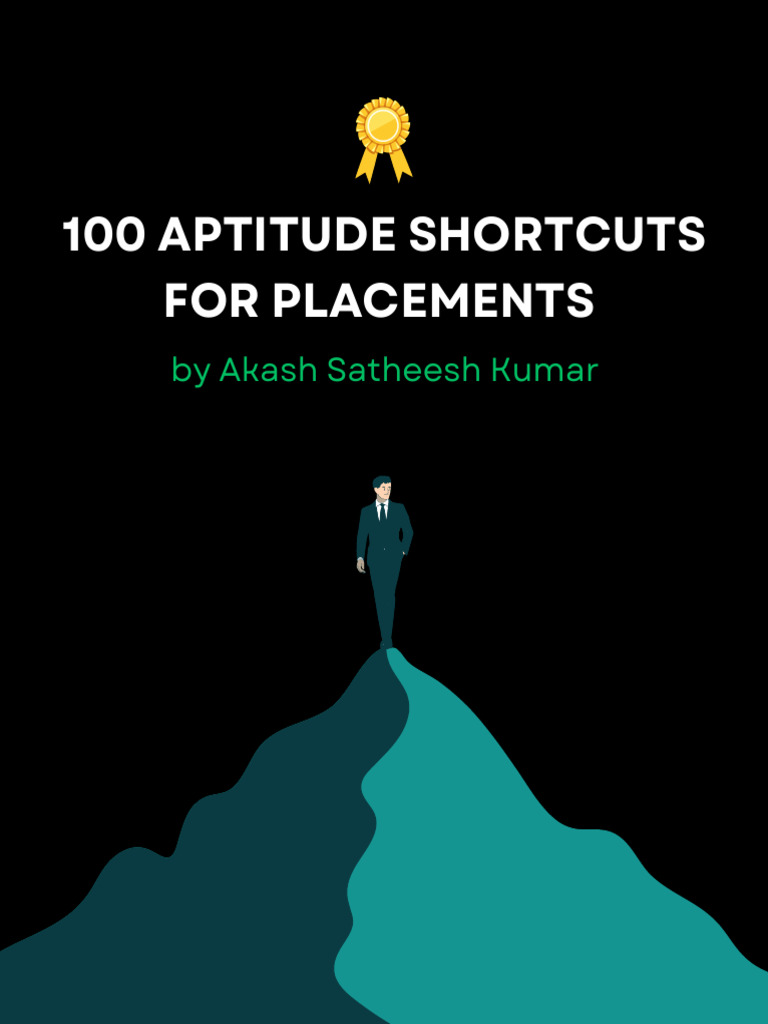 100 aptitude shortcuts | PDF | Percentage | Interest