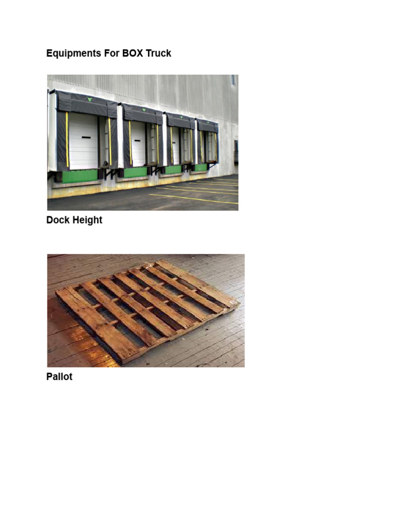 Trucking Tools and Types | PDF