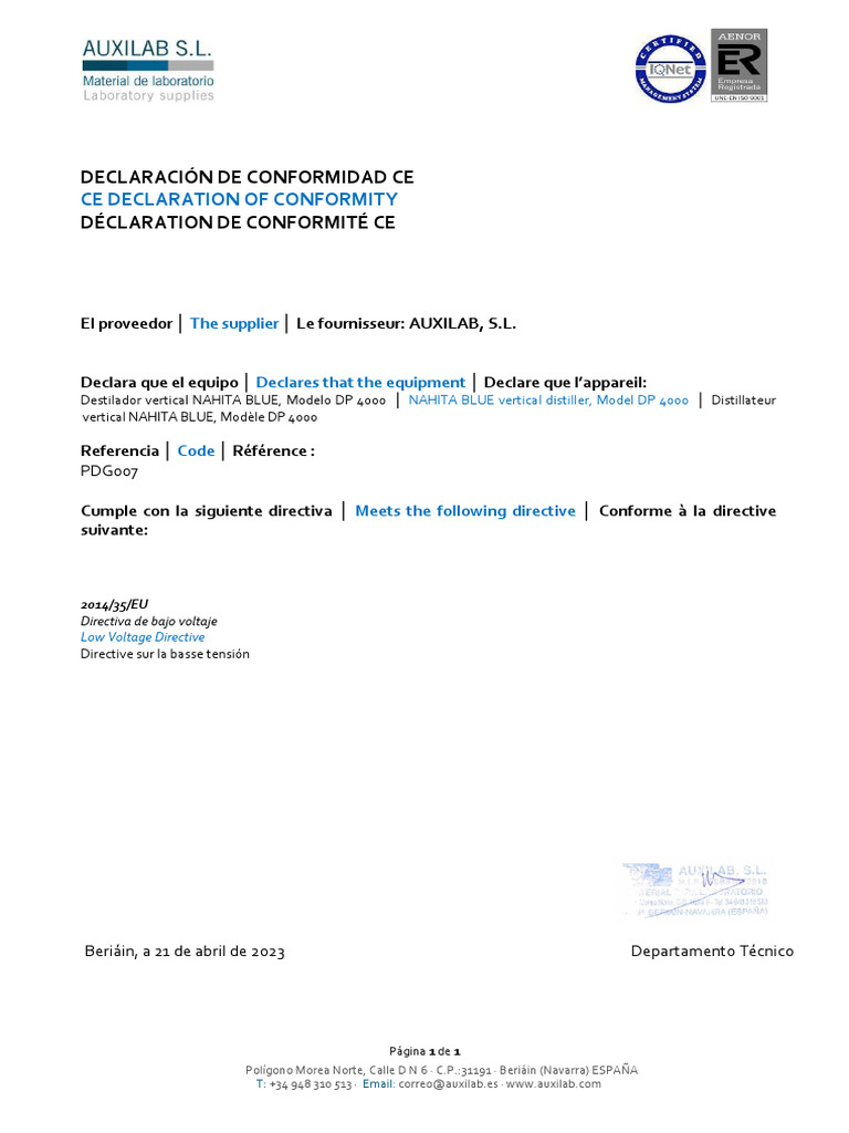 cert DP 4000 4L rPDF (1) | PDF