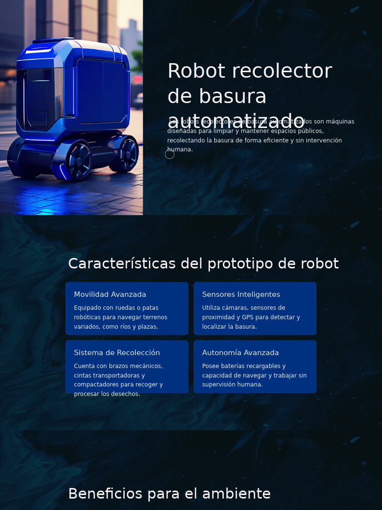 Recolector de Basura. | PDF | Residuos | Robot