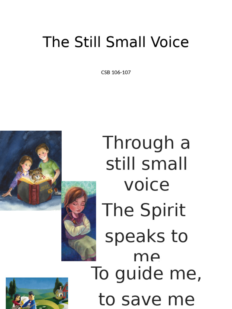 The Still Small Voice of Guidance | PDF