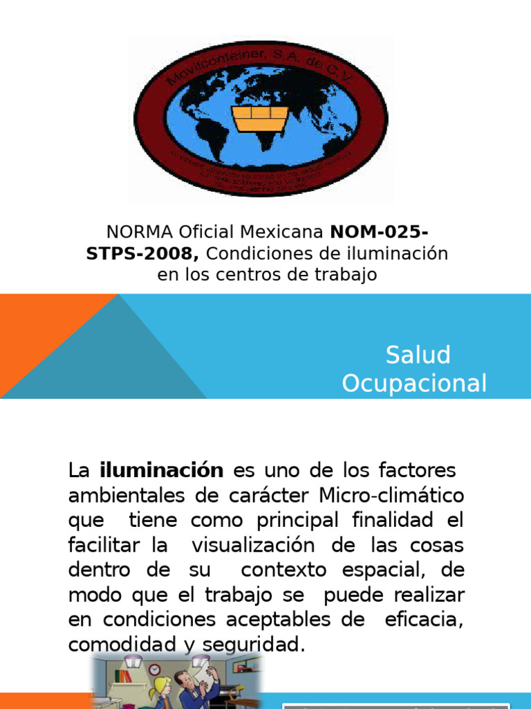 Capacitacion Nom 025 Iluminacion | PDF | Encendiendo | Ligero