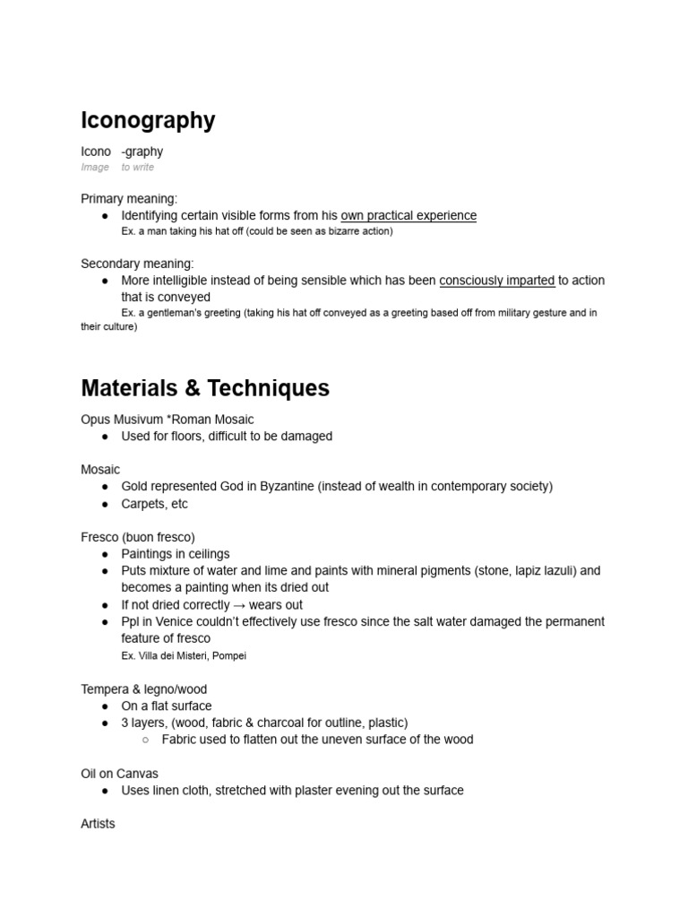 Understanding Iconography in Art | PDF