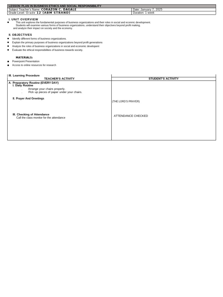 DETAILED LESSON PLAN NO 2 PDF | PDF | Subject (Grammar) | Grammar