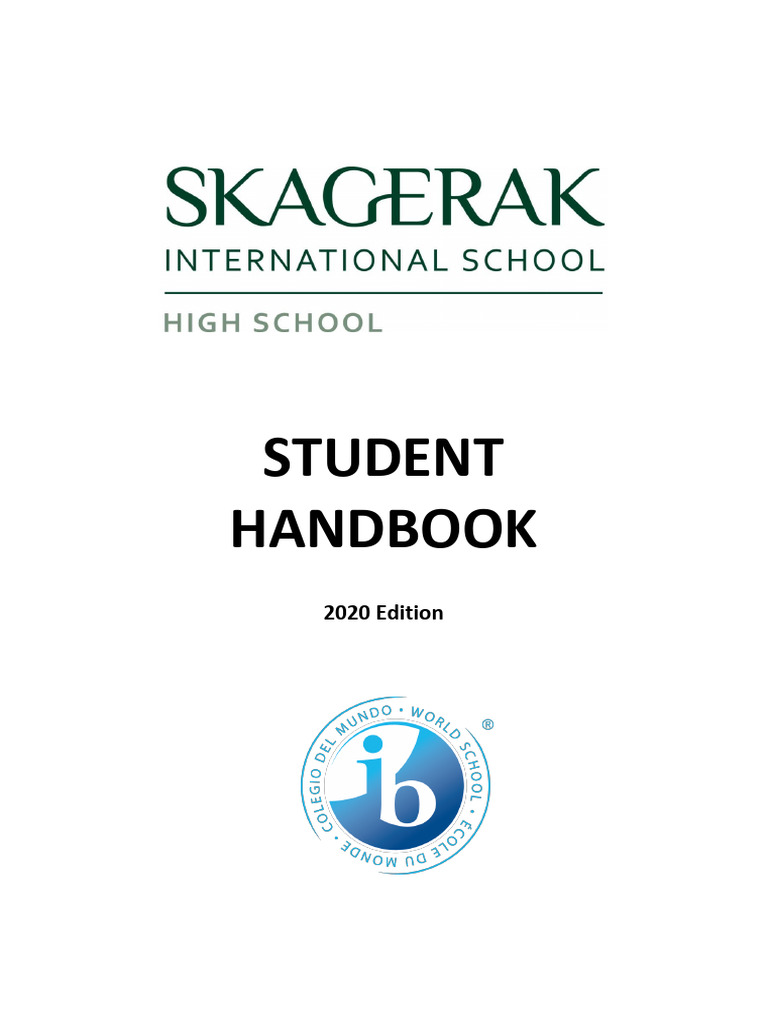 2020 Student Handbook Overview | PDF | Educational Assessment | Teachers