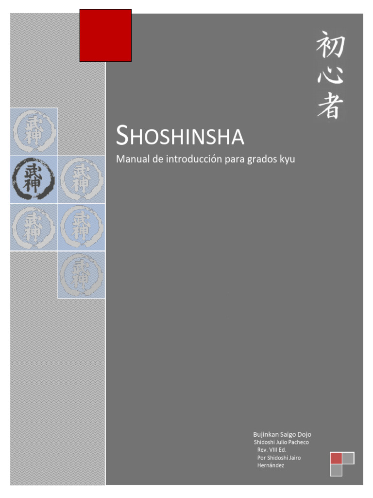 Manual Shoshinsha VIII Ed. 2023, 20-09-23 | PDF | Artes marciales del ...