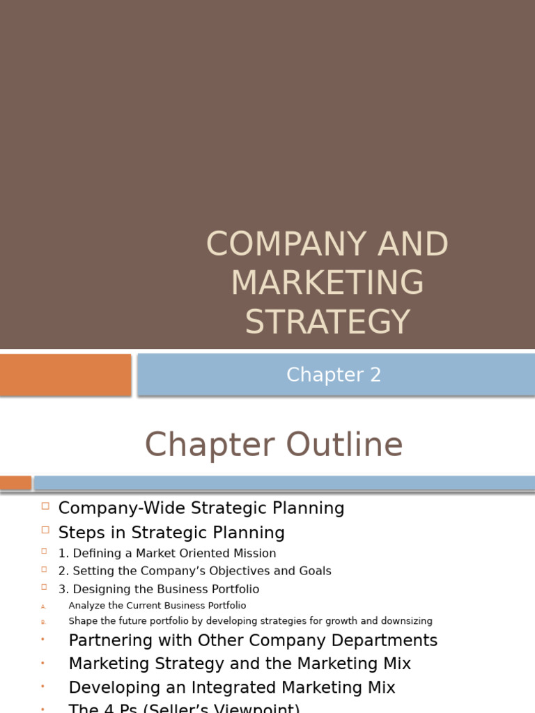 Company-Wide Strategic Planning Overview | PDF | Marketing | Marketing ...