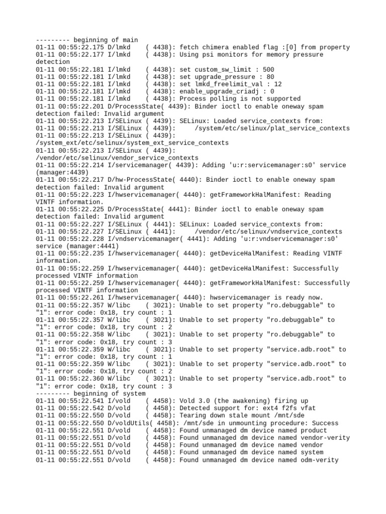 Logcat Prev CSC Log | PDF | Software | Data Management