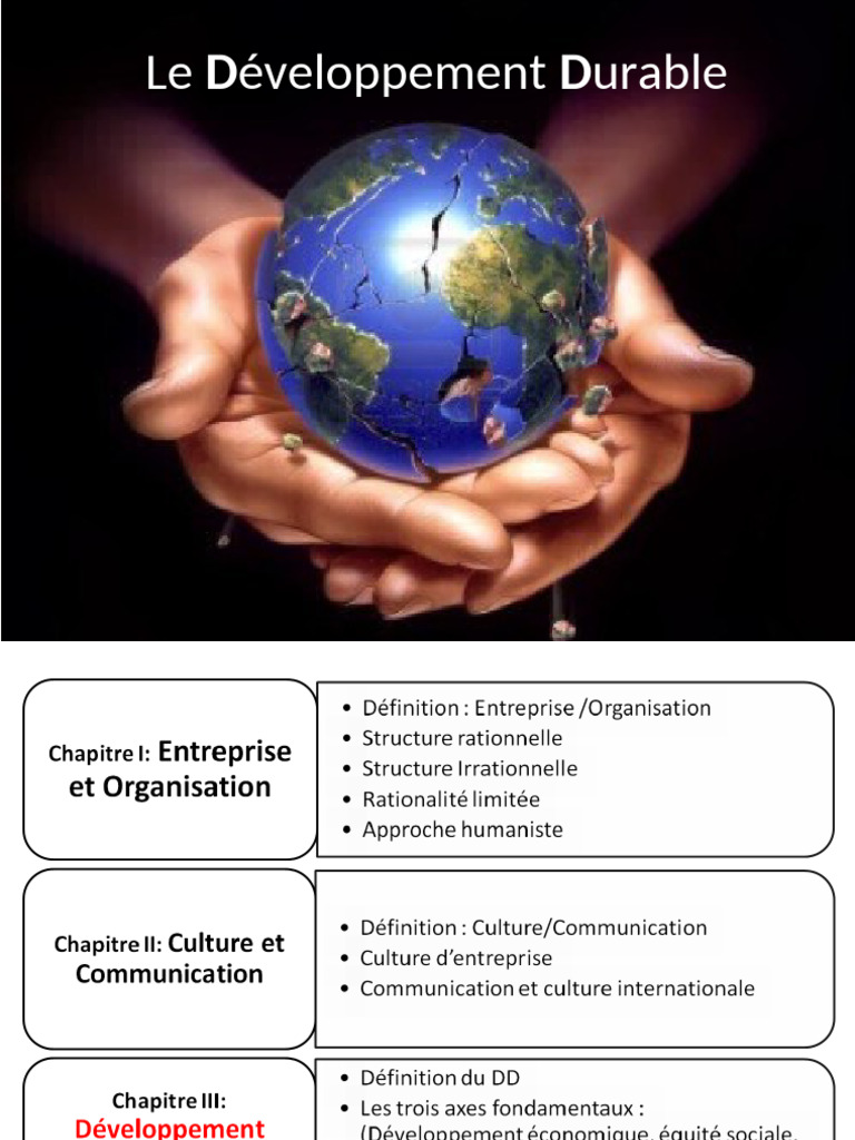 7. Le Développement Durable | PDF | Développement durable | Développement économique