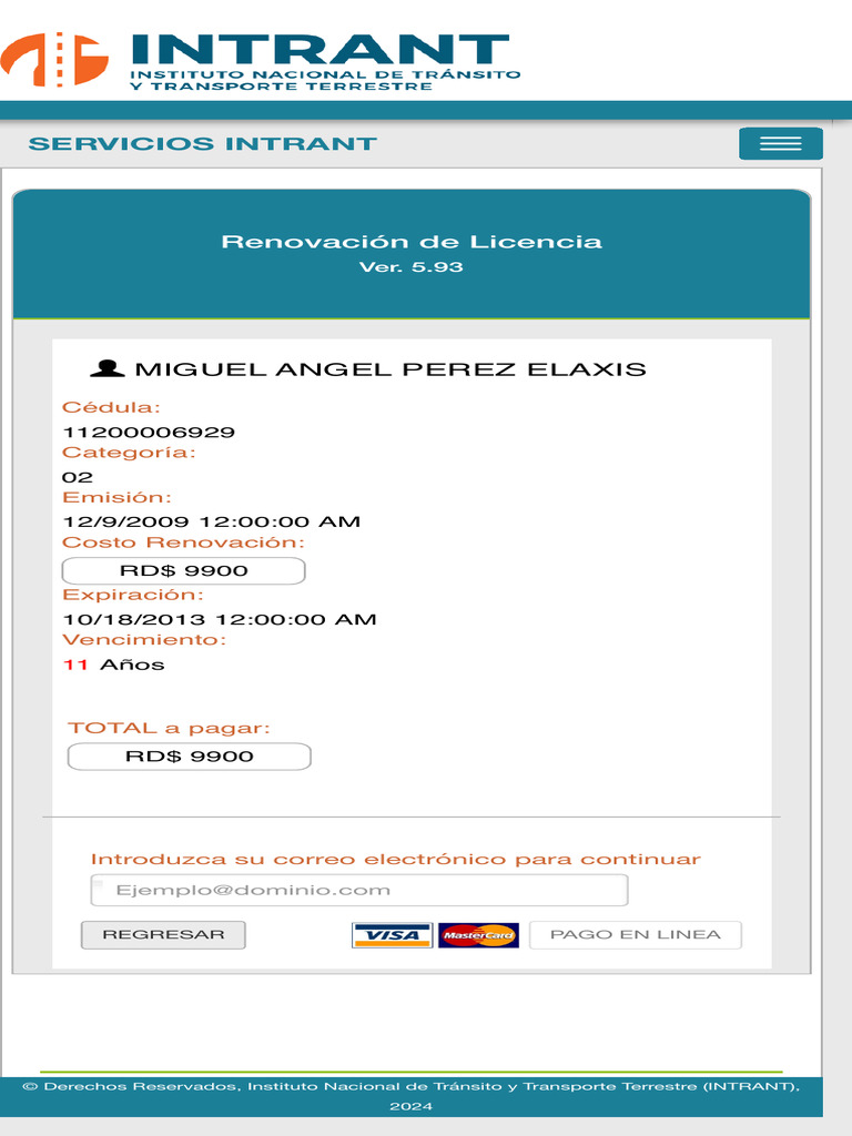 Servicios Intrant | PDF