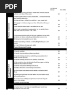 Health Risk Assessment Questionnaire | PDF | Psychology