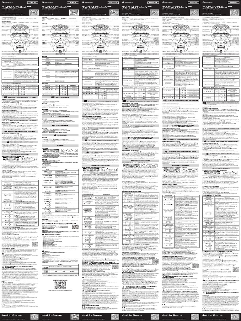 GameSir-Tarantula Pro Manual | PDF