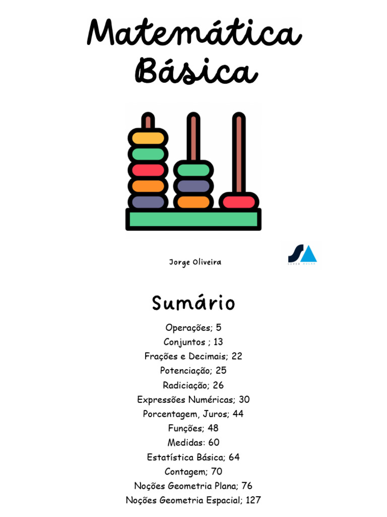 1 - Matemática_Básica-1 (1) | PDF | Conjunto (Matemática) | Equações