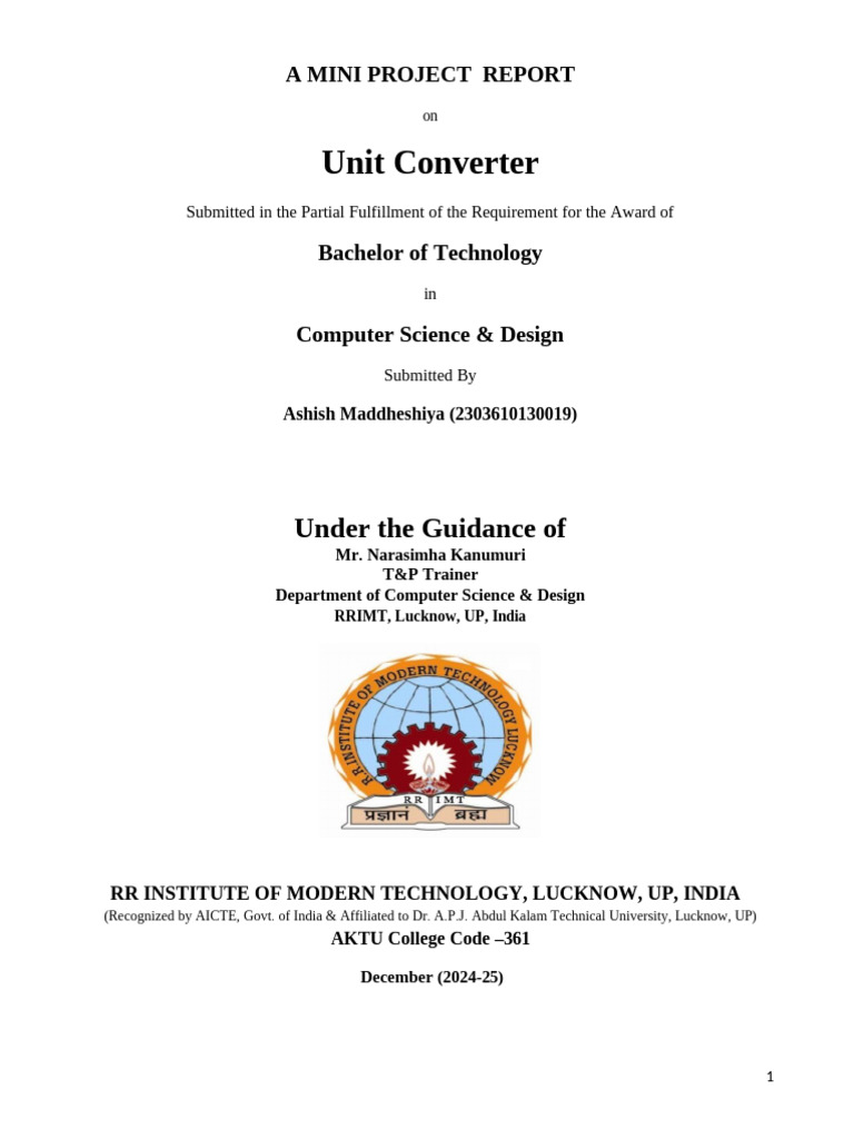MINI PROJECT REPORT1 | PDF | Engineering | Knowledge