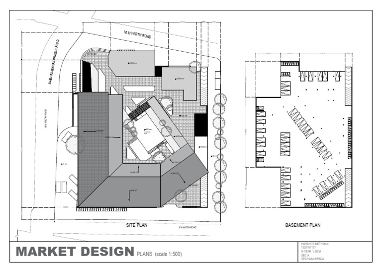 Site Plan and Basement Sheet | PDF