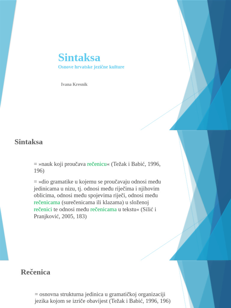 OJK 06 Sintaksa | PDF